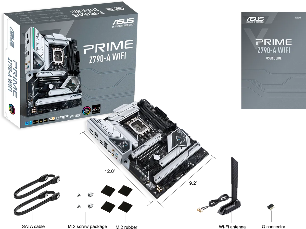 לוח אם Asus Prime Z790-A WIFI DDR5 ATX - אייבורי מחשבים וסלולר