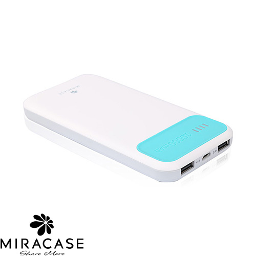 סוללת גיבוי נטענת Miracase Ultra-Thin portable Power Bank 10000mAh ...