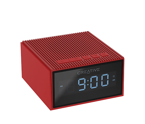 רמקול נייד Creative Chrono Bluetooth בצבע אדום