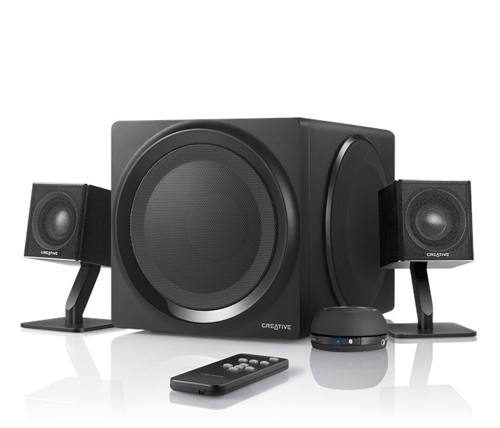 רמקולים אלחוטיים Creative T4 Wireless 2.1 - אייבורי מחשבים וסלולר