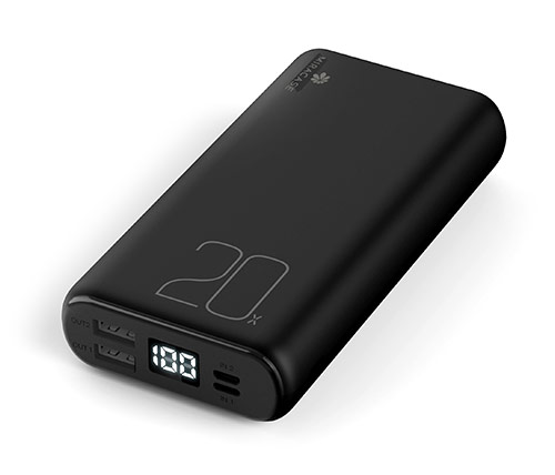 סוללת גיבוי נטענת Miracase MPB20000L 20000mAh בצבע שחור - אייבורי מחשבים וסלולר