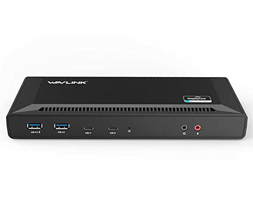 תחנת עגינה למחשב נייד ל-2 מסכים Wavlink WL-UG69PD2 USB-C Dual 4K ...