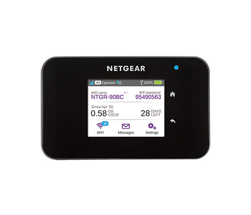 נתב / ראוטר נייד Netgear AirCard 810 Mobile Hotspot AC810 Wi-Fi 4G LTE ...