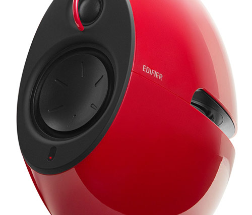 רמקולים Edifier E25HD Luna Eclipse HD 2.0 Bluetooth כולל שלט, בצבע אדום ...