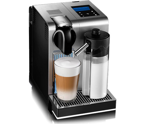 מכונת קפה נספרסו Nespresso Delonghi Lattissima Pro F456 כולל מקציף חלב מובנה בצבע כסוף - אייבורי ...