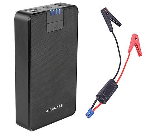 בוסטר התנעה לרכב Miracase 8000mAh בצבע שחור - אייבורי מחשבים וסלולר