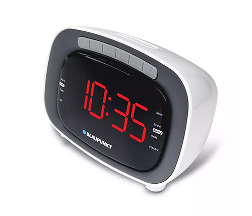 רדיו ושעון מעורר Blaupunkt BP1100 - אייבורי מחשבים וסלולר