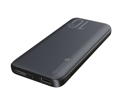 סוללת גיבוי נטענת Miracase MPB10PD20W 10000mAh בצבע שחור - אייבורי מחשבים וסלולר