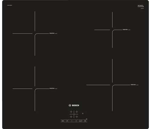 כיריים אינדוקציה בוש Bosch כ 60 ס"מ 4 מוקדי בישול PUE611BB1E צבע שחור ...