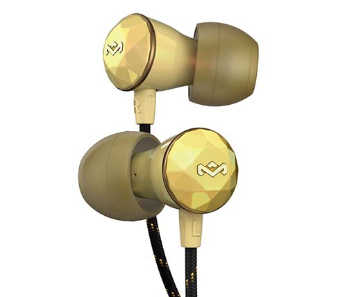 אוזניות In Ear עם מיקרופון Marley Nesta בצבע זהב - משלוח חינם - אייבורי ...