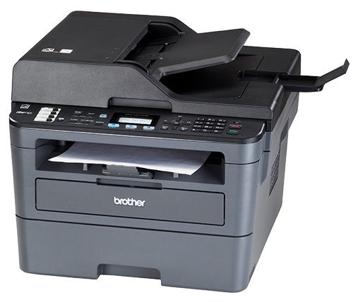מדפסת לייזר Brother שחור לבן משולבת 4 ב–1 דגם MFC-L2710DW
