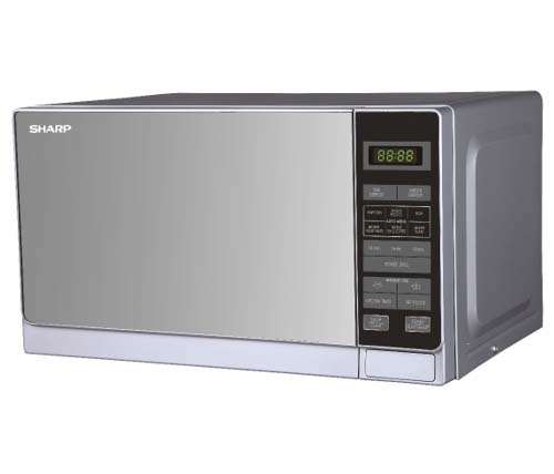 מיקרוגל דיגיטלי 20 ליטר דגם Sharp R-22A0 בצבע כסוף - אייבורי מחשבים וסלולר