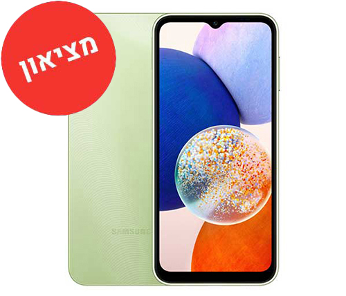 מציאון - סמארטפון מוחדש Samsung Galaxy A14 SM-A145P/DS 64GB בצבע ירוק ...