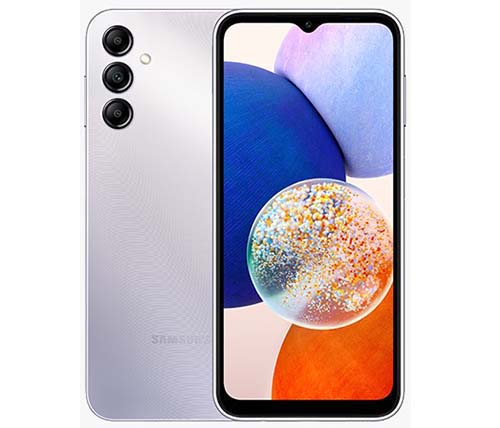 סמארטפון 4GB RAM Samsung Galaxy A14 SM-A145P/DS 128GB בצבע כסוף ...