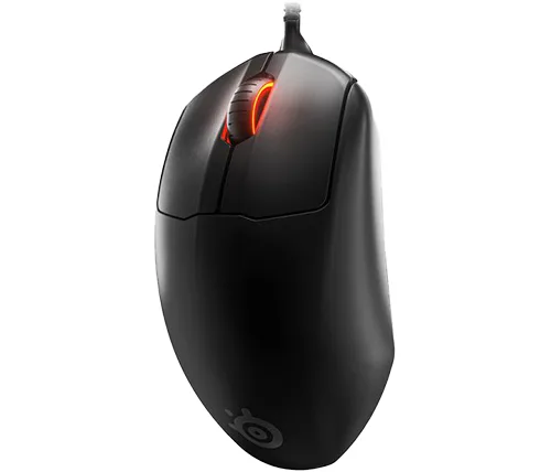 עכבר גיימינג חוטי +Steelseries Prime עם חיישן כפול - אייבורי מחשבים וסלולר