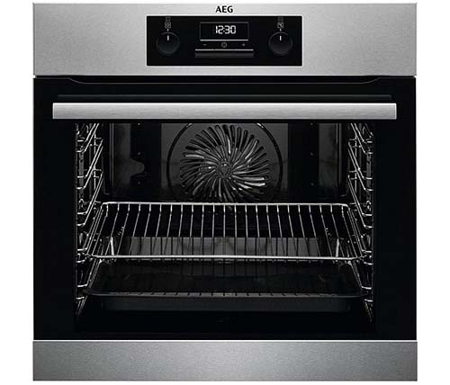 תנור בילד אין פירוליטי (ניקוי עצמי) תוצרת גרמניה AEG צבע נירוסטה דגם ...