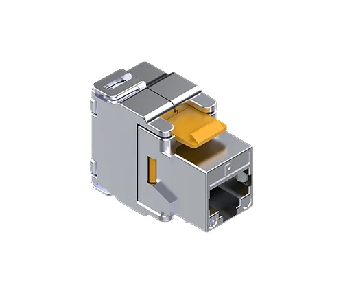 שקע קיסטון נקבה לכבל רשת Boost Link 2213 CAT6A RJ45 ,תומך עד 10G ...
