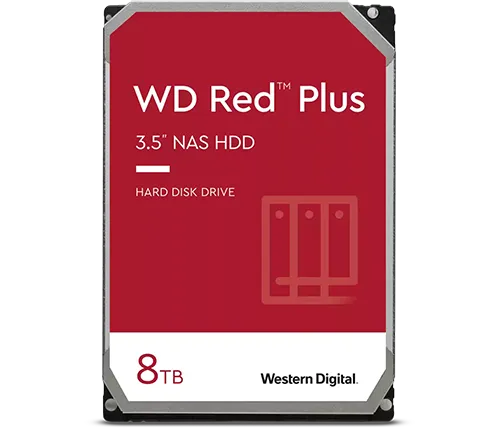 דיסק קשיח Western Digital WD Red Plus WD80EFPX 8TB - אייבורי מחשבים וסלולר