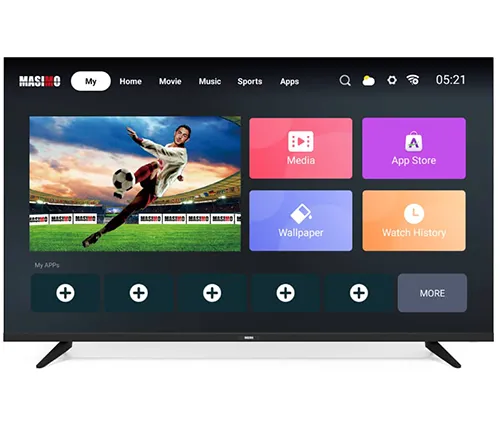 טלוויזיה 43 אינץ חכמה ללא מסגרת אנדרואיד 12 Masimo LE-43FD - אייבורי ...