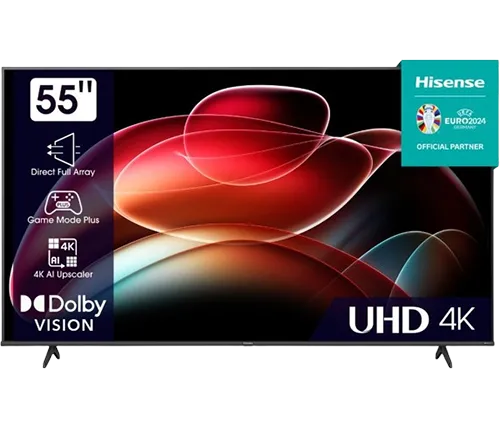 טלוויזיה 55 אינץ חכמה Hisense 55A6K 4K UHD HDR Vidaa U 6.0 Smart TV ...