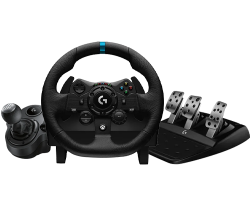 הגה מרוצים, דוושות וידית הילוכים Logitech G923 Trueforce PC / X-BOX ...