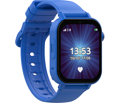 שעון חכם לילדים KidiWatch KIDI PLUS בצבע כחול - אייבורי מחשבים וסלולר