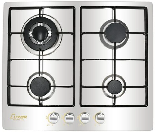 כיריים גז 4 להבות נירוסטה Luxor LUX-404E - אייבורי מחשבים וסלולר