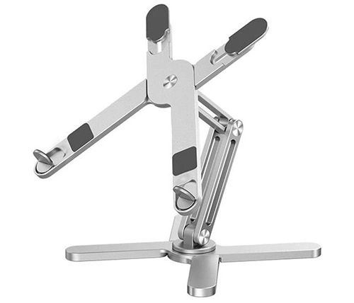 מעמד למחשב נייד וטאבלט מסתובב 360 מעלות - צבע כסוף - Ivory Peripherals - אייבורי מחשבים וסלולר