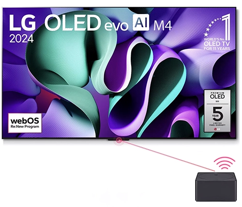 טלוויזיה 83 אינץ LG חכמה OLED evo AI M4 OLED83M46LA 4K True Wireless – משלוח חינם - אייבורי ...
