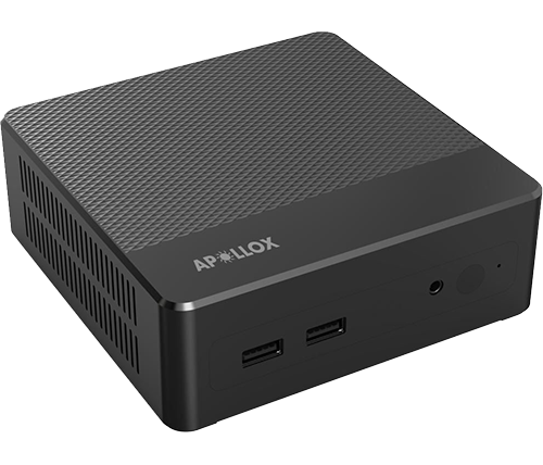 מציאון - מחשב מיני Apollox Obsidian Mini PC הכולל מעבד Intel N100, זכרון 16GB, כונן 512GB SSD ...